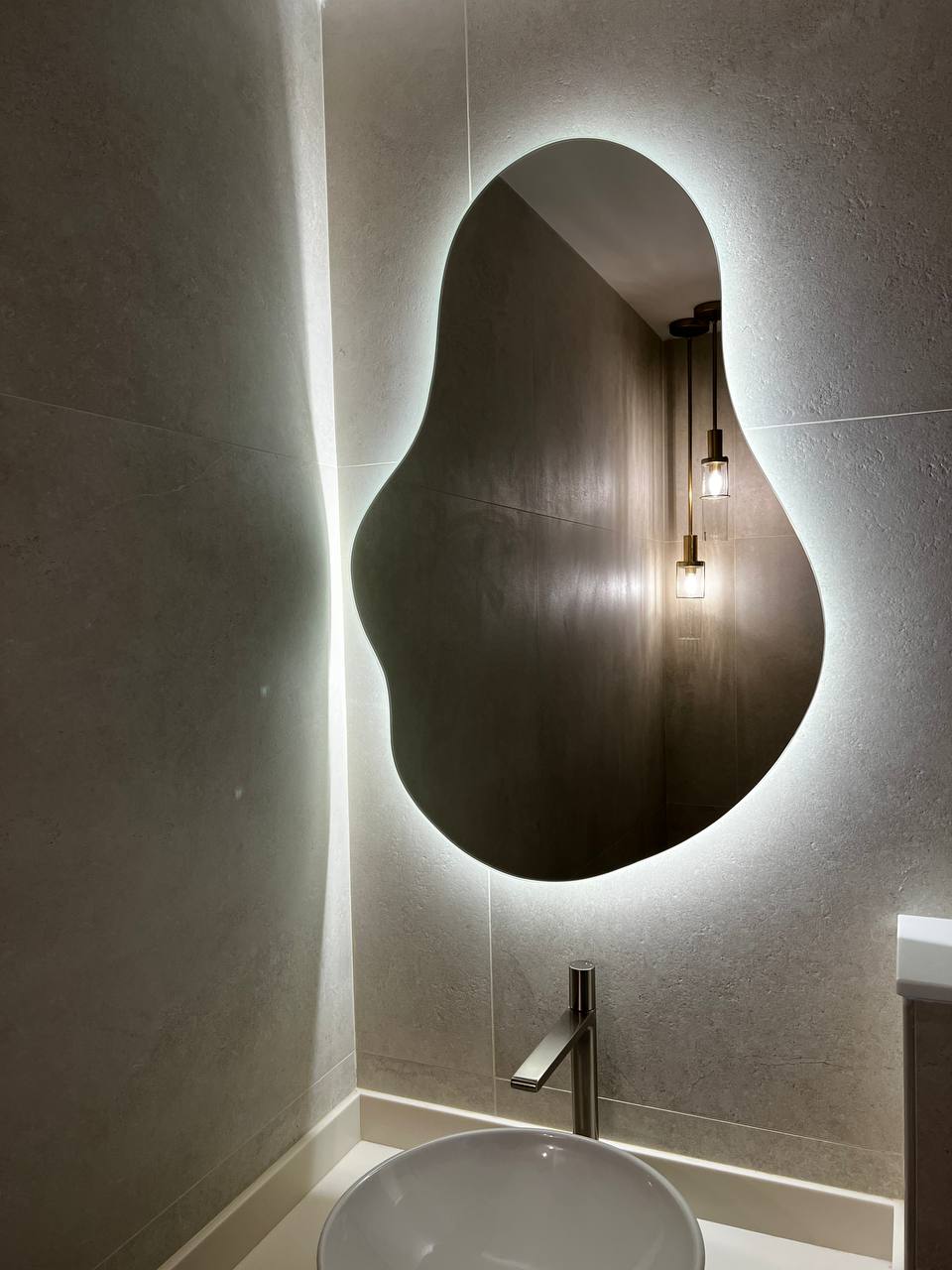 shape design mirror - Bait Al Almas Mirror and Glass Company in UAE Dubai